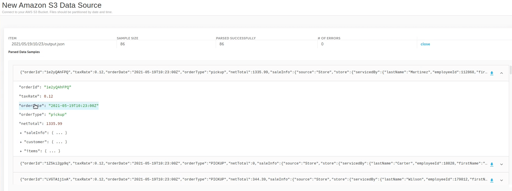 Using Upsolver To Flatten Json Arrays Into Athena Tables