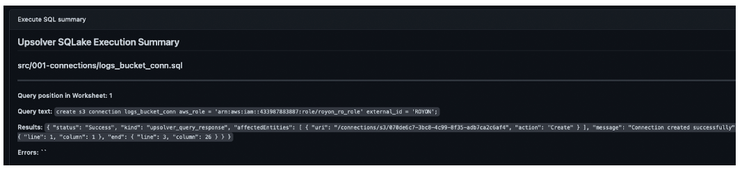 How To Implement Cicd For Your Data Pipelines With Upsolver Sqlake And Github Actions Upsolver