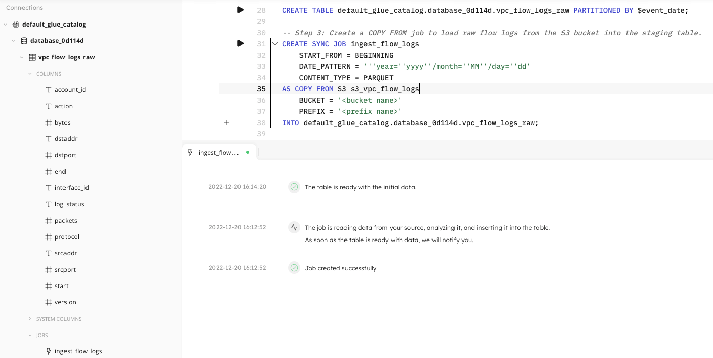 Analyzing Amazon Vpc Flow Logs Using Sql Upsolver